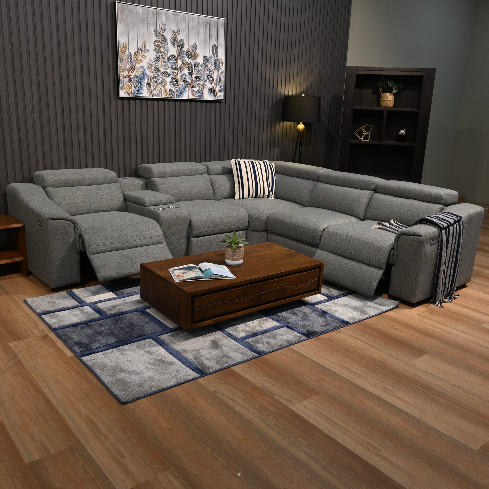 Brooklyn Corner Modular With Electric Recliners - Harbour Lane ...
