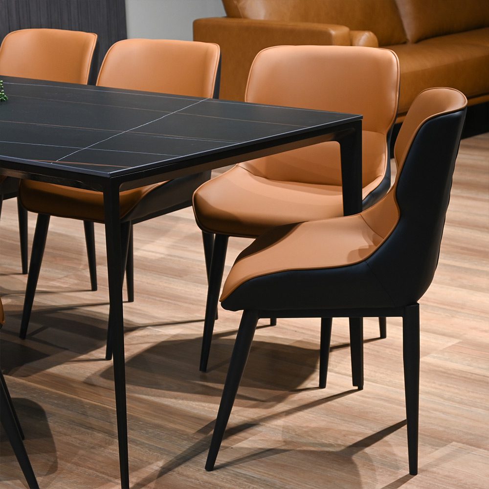 Ice Stone 9 Pcs Dining Set - Harbour Lane | Furniture & Bedding