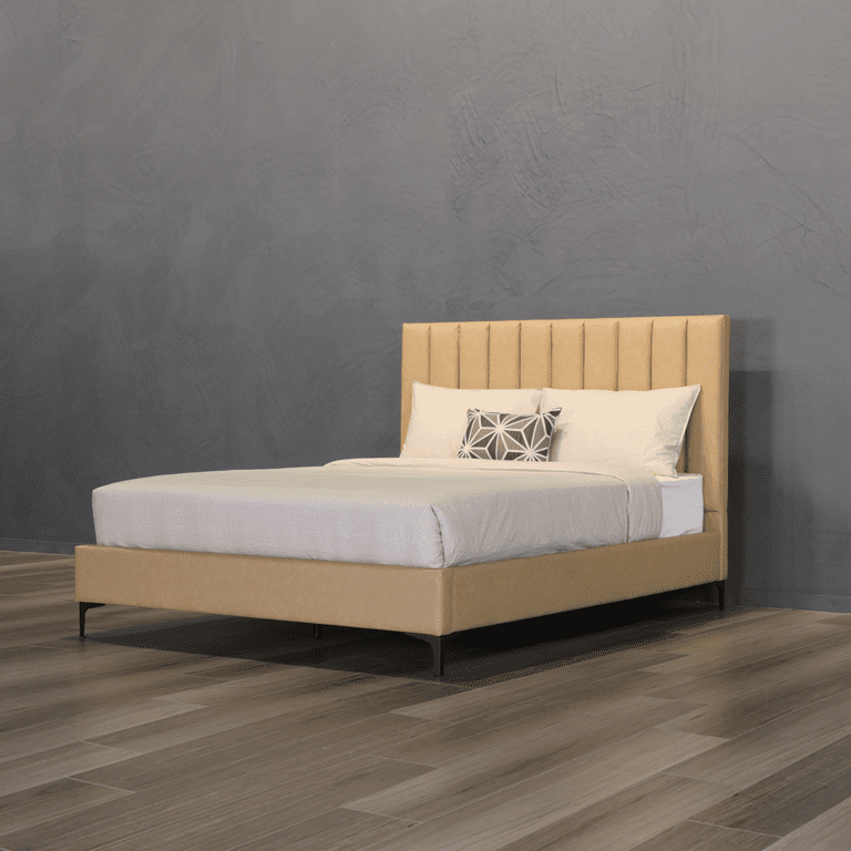 Oscar Bed Frame - Tan - Harbour Lane | Furniture & Bedding