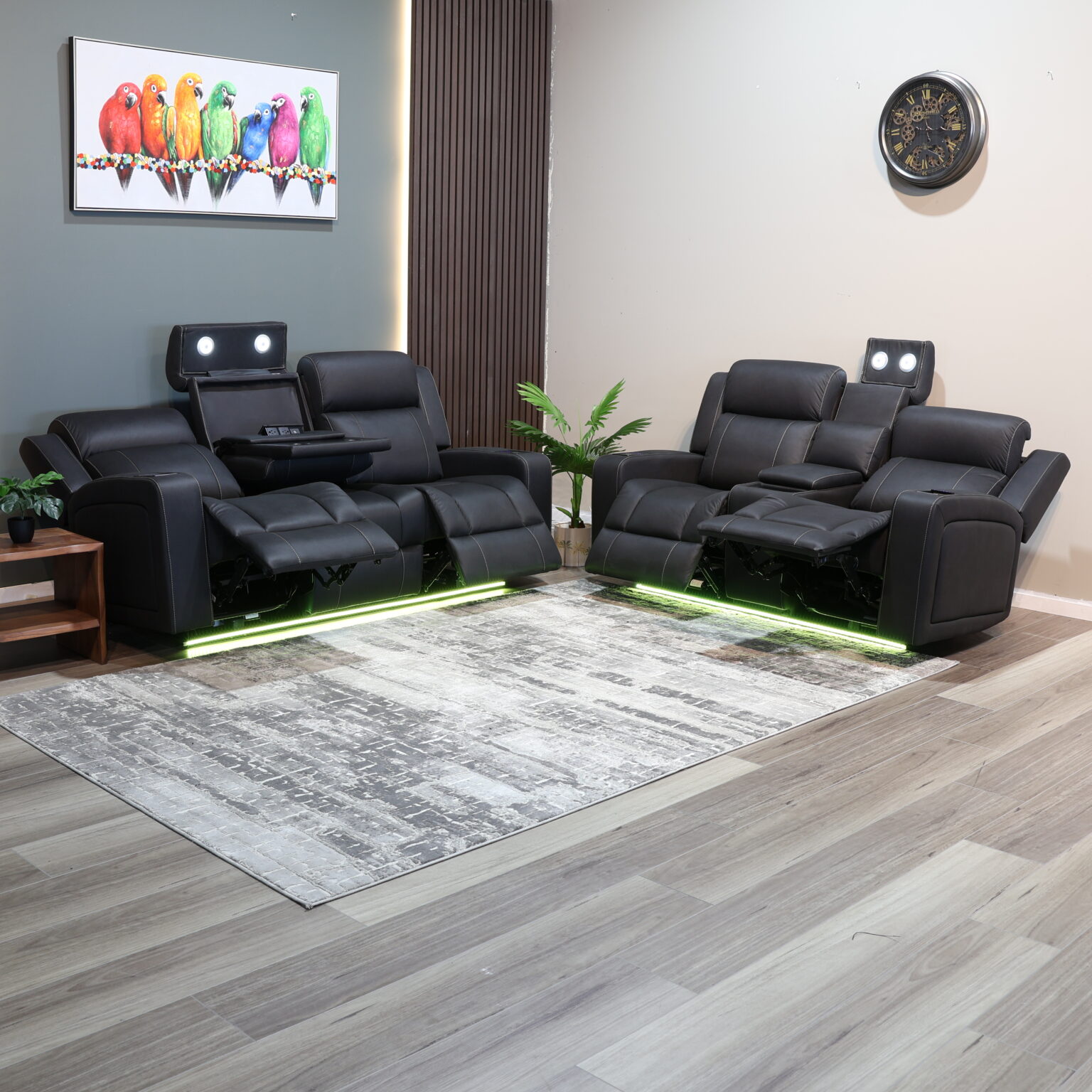 Compass Rhino Fabric Electric Recliner - Harbour Lane | Furniture & Bedding