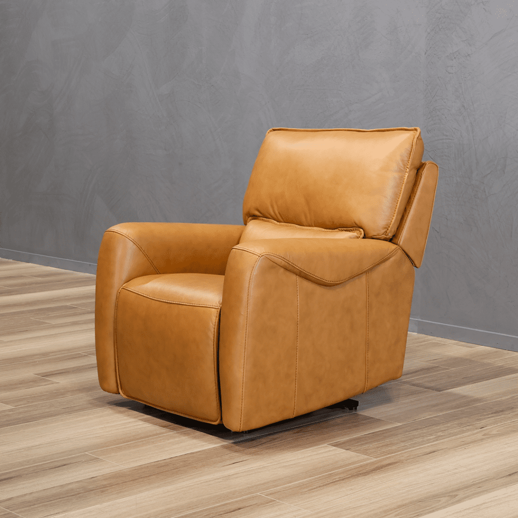 Summer Genuine Leather Electric Recliners - Harbour Lane | Furniture ...