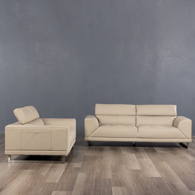 Topaz Leather Sofa Set - Harbour Lane | Furniture & Bedding