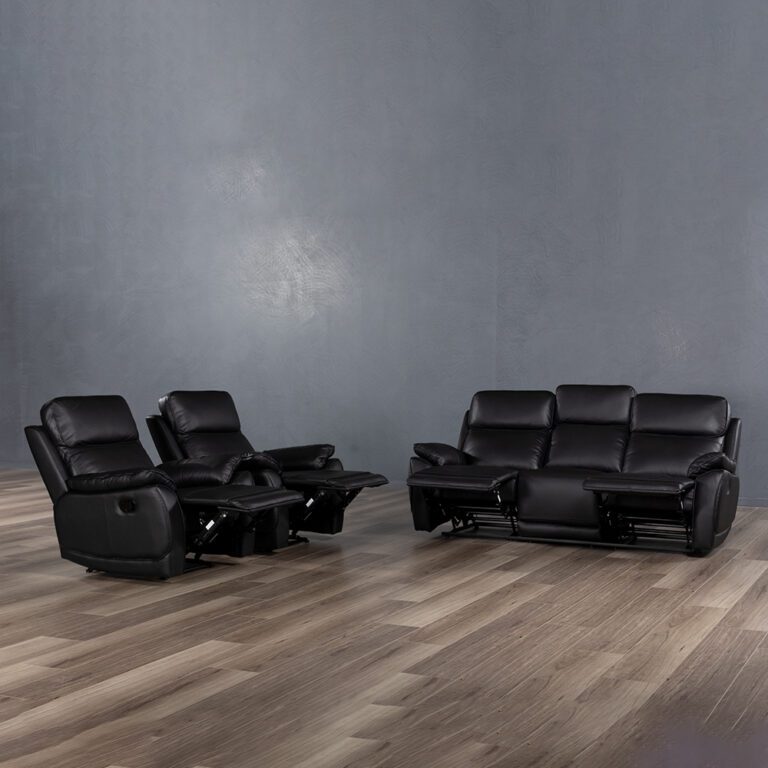 Robin Genuine Leather Manual Recliner - Harbour Lane | Furniture & Bedding